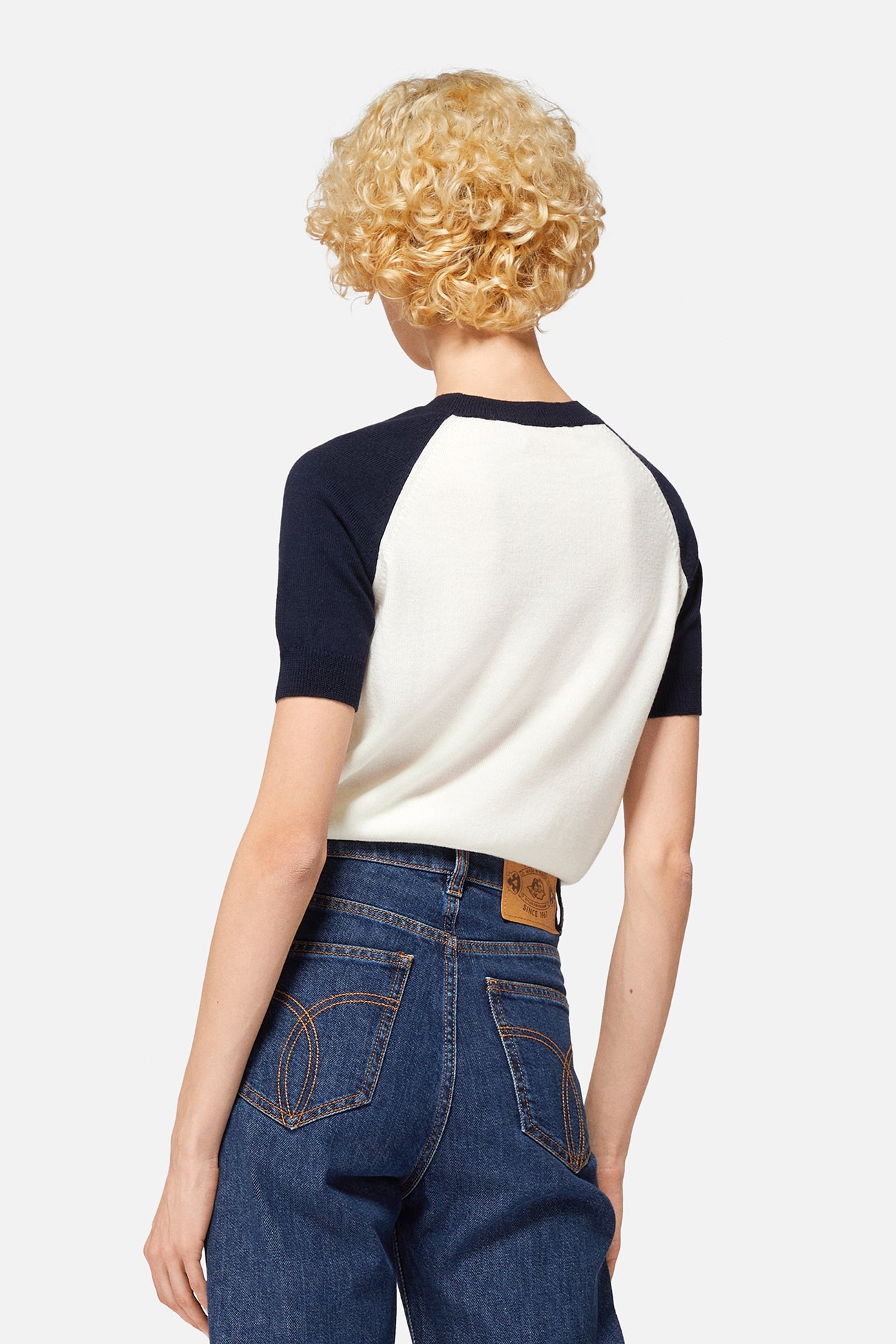 Angels Patch Knit Crop Top