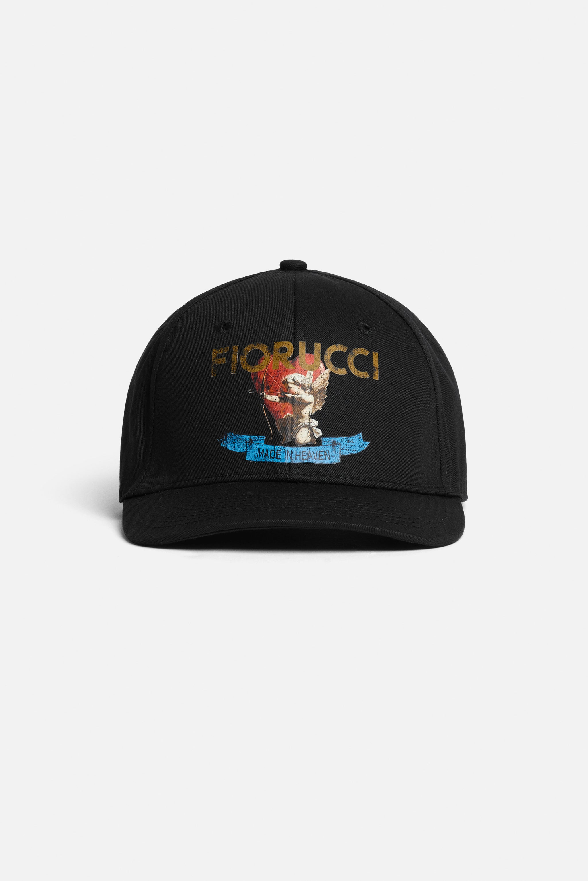 Rock Cupid Logo Cap Black | Fiorucci Official Online Store